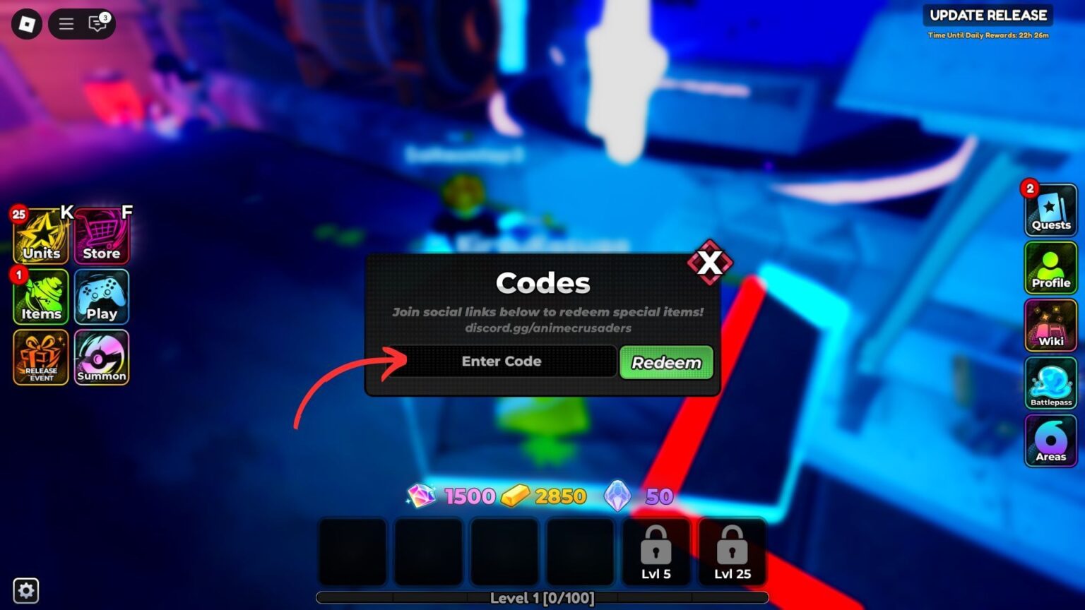 Novos códigos da Roblox Anime Crusaders? - Hero Factory Brazil